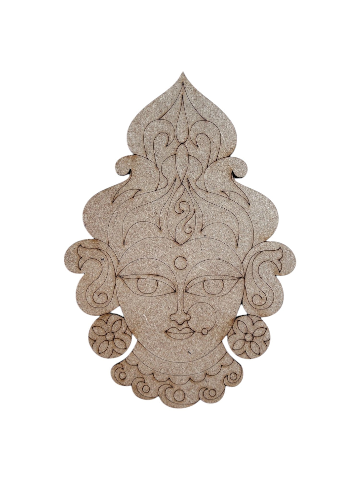 Pre Marked Durga Maa Mdf | The Krafty Kart Resin Store