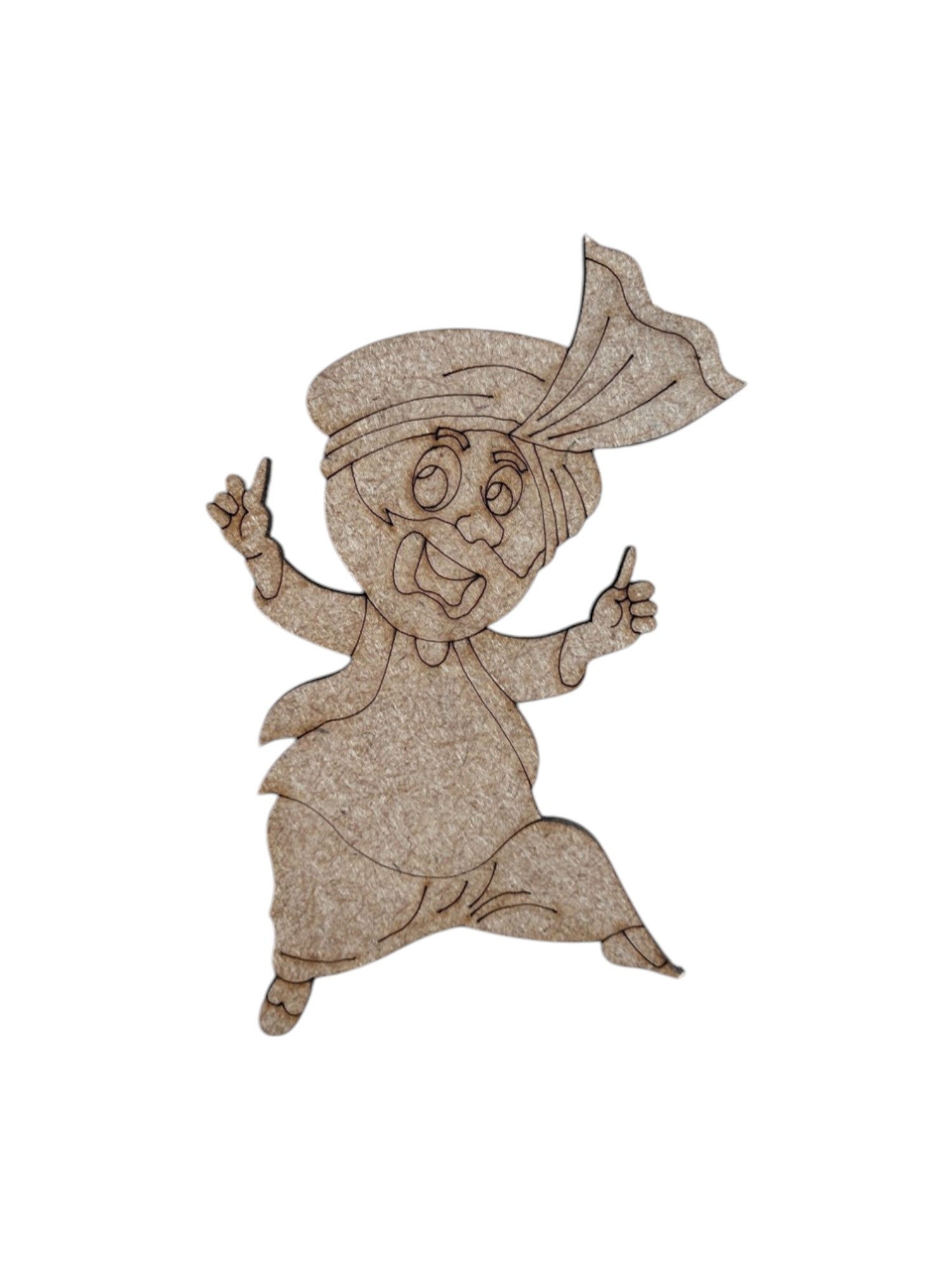 Pre Marked Punjabi Man Mdf (A) | The Krafty Kart Resin Store