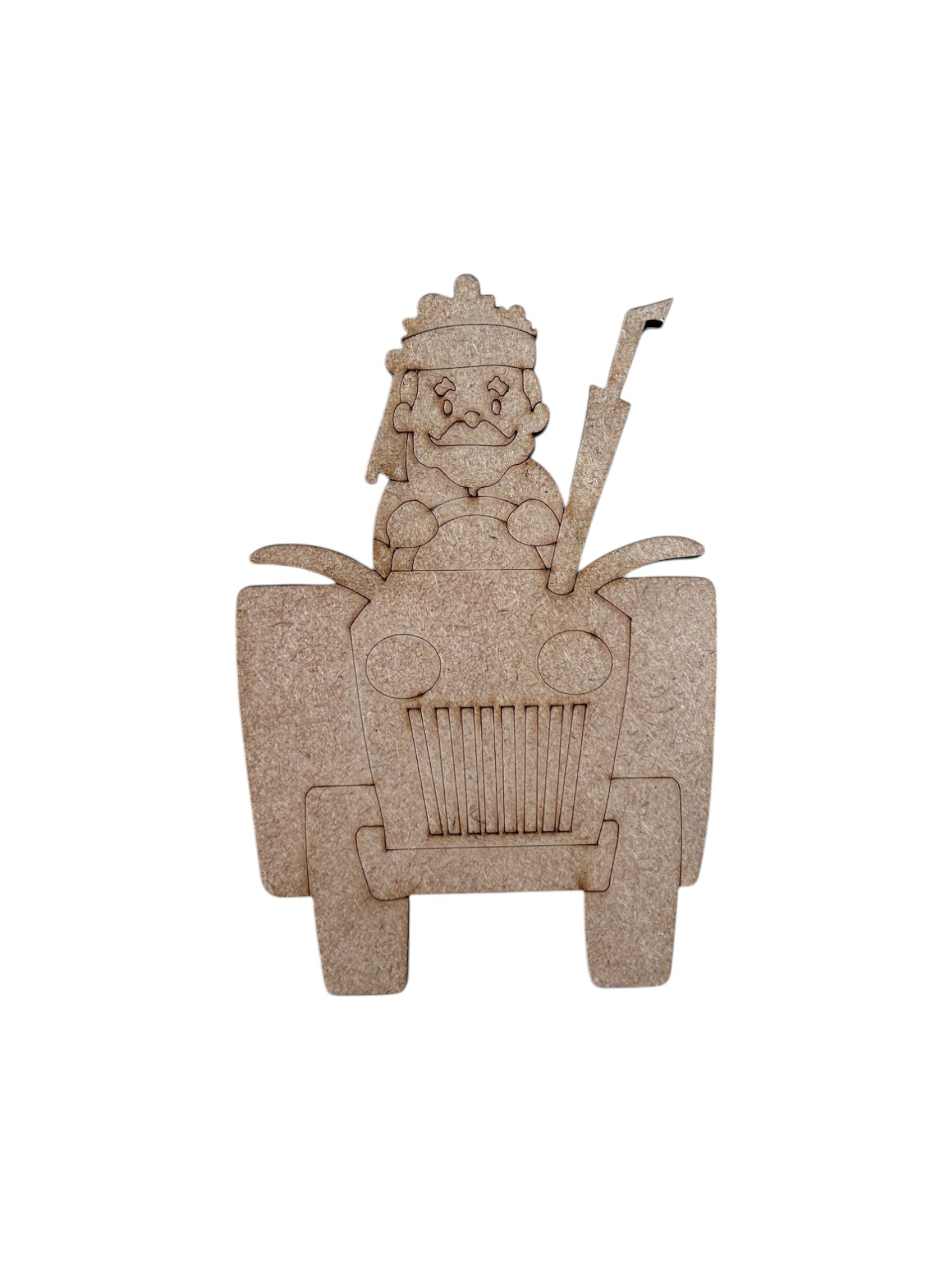 Pre Marked Tractor Man Mdf (B) | The Krafty Kart Resin Store