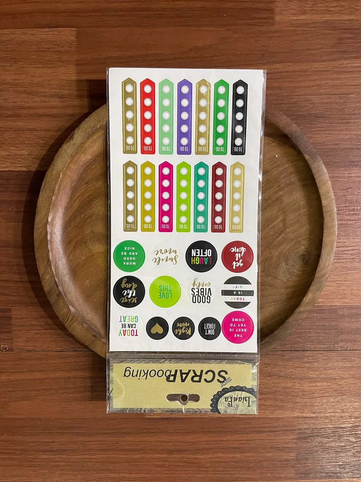 Scrap Book Sticker C | The Krafty Kart Resin Store