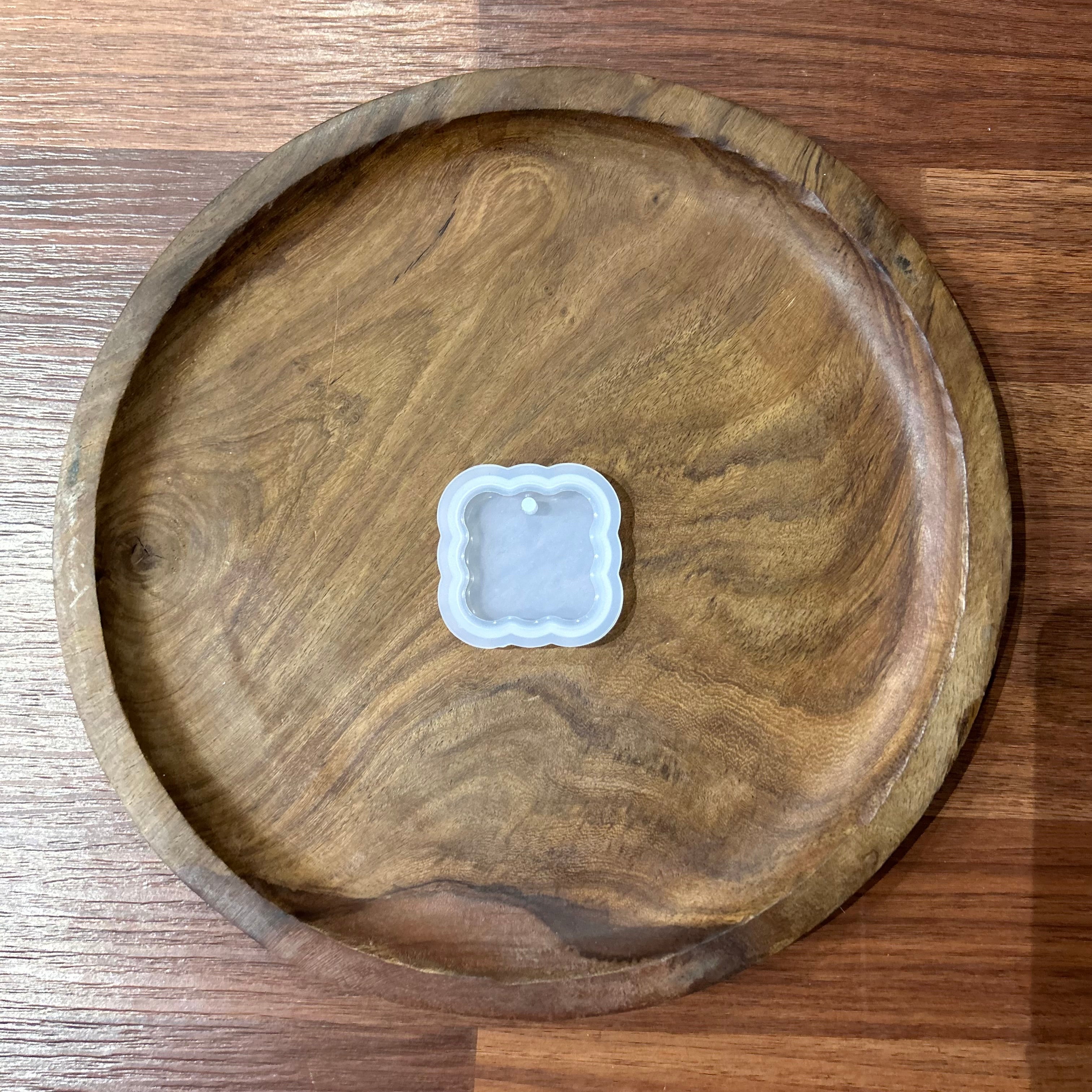 Zigzag Square Border Keychain Mould | The Krafty Kart Resin Store