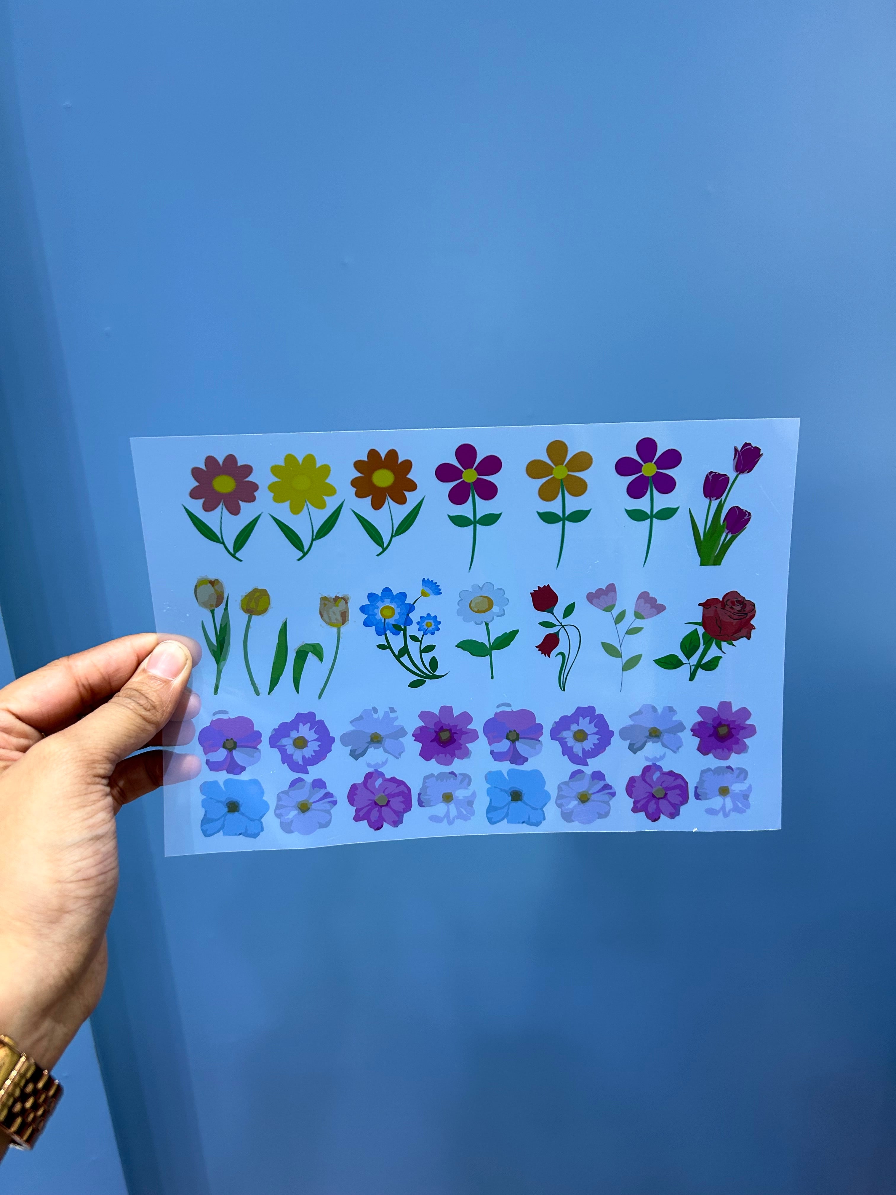 Insert Sheet - Flower | The Krafty Kart Resin Store