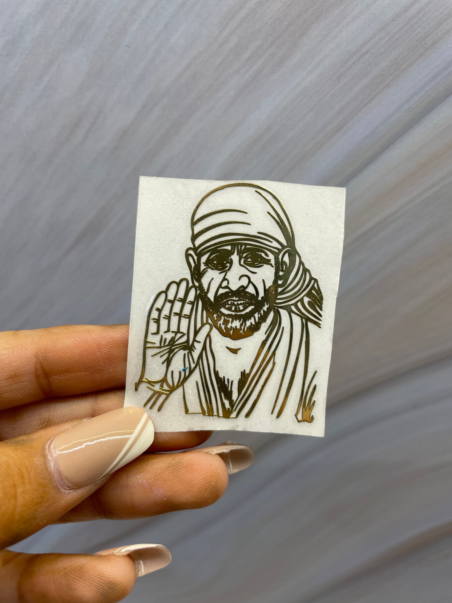 Metal Sticker - Sai Baba | The Krafty Kart Resin Store