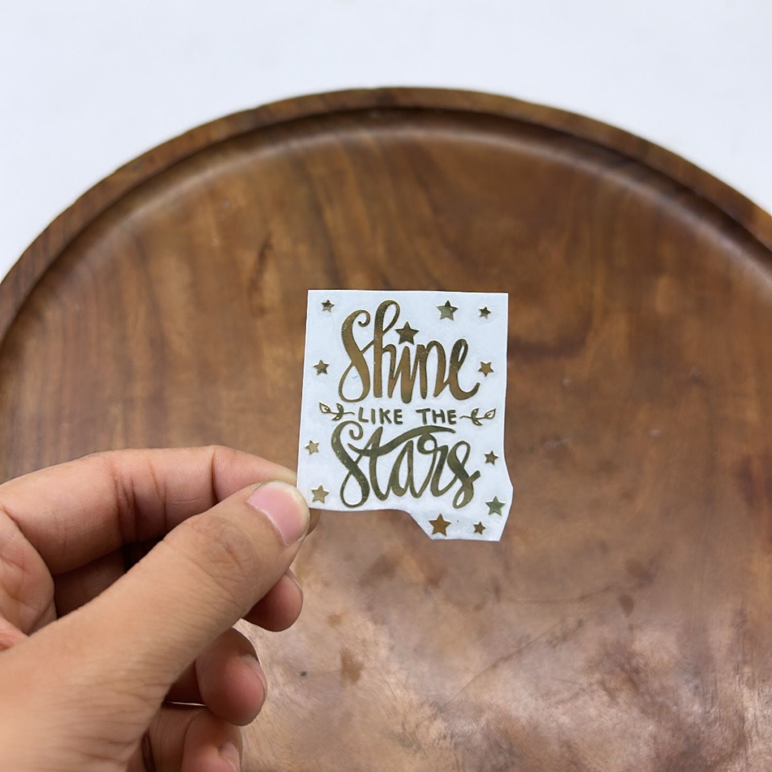 Metal Sticker - Shine Like The Stars | The Krafty Kart Resin Store