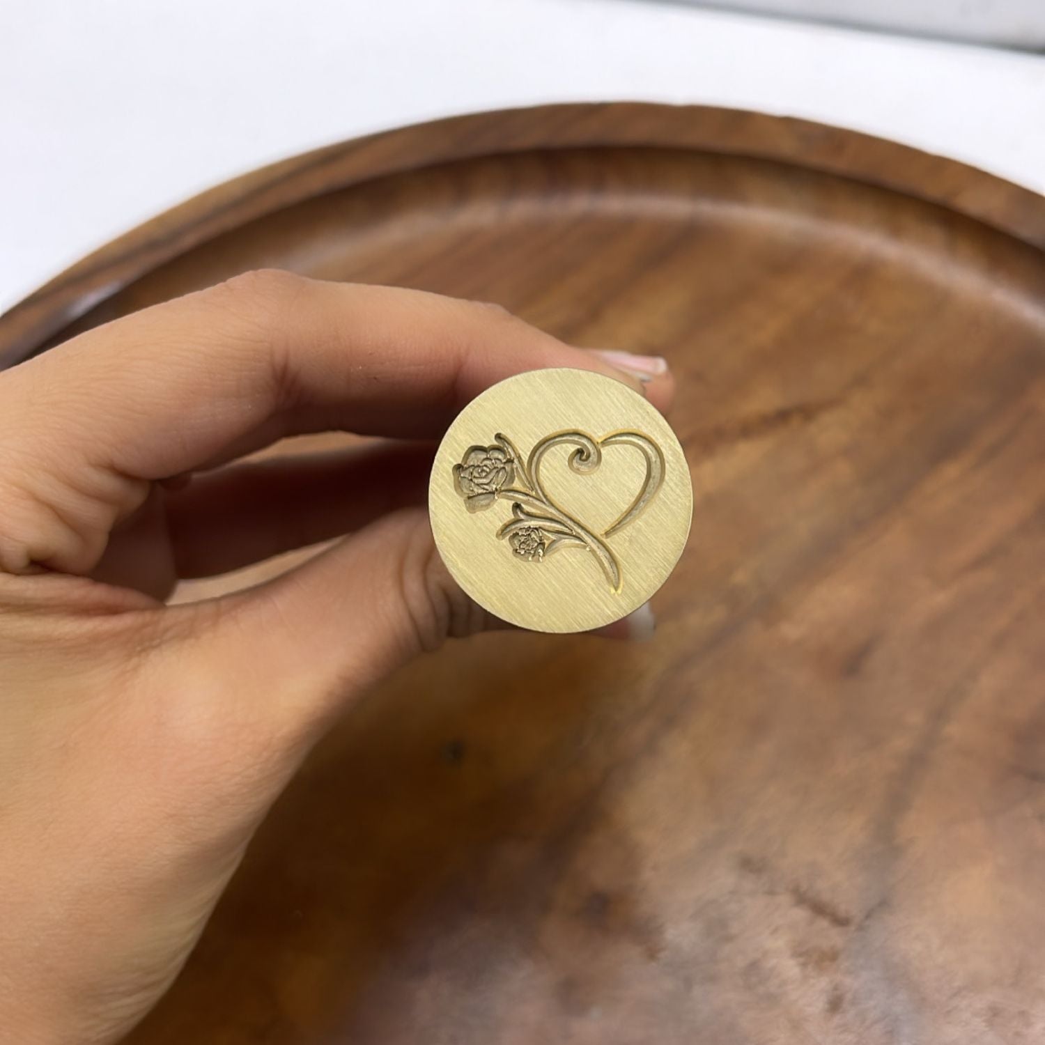 Wax Steal Stamp - Heart | The Krafty Kart Resin Store