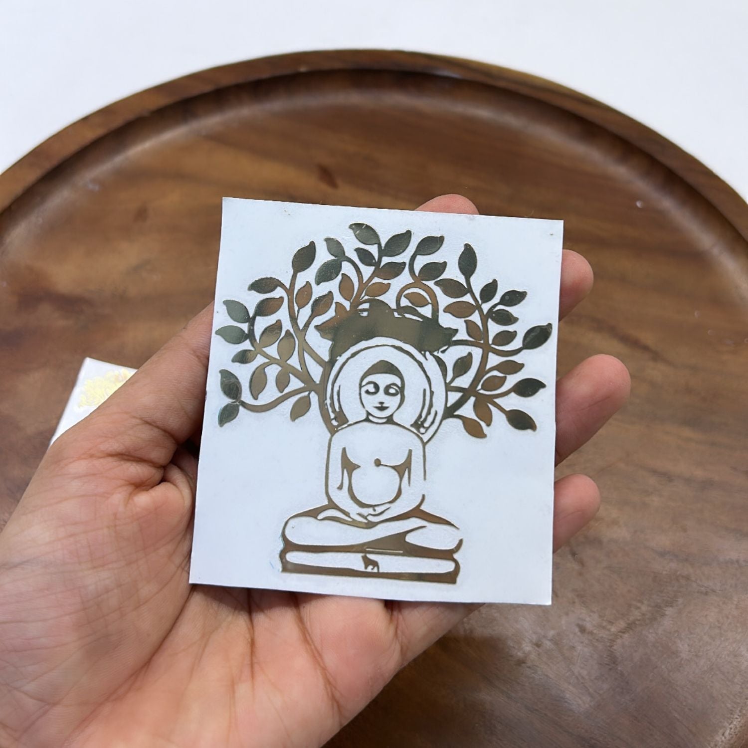 METAL STICKER 1- BHAGWAN