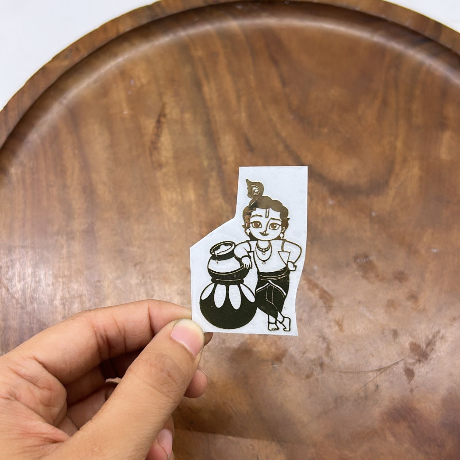 Metal Sticker - Bal Gopal | The Krafty Kart Resin Store
