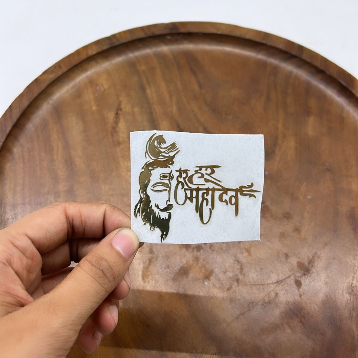 METAL STICKER- HAR HAR MAHADEV