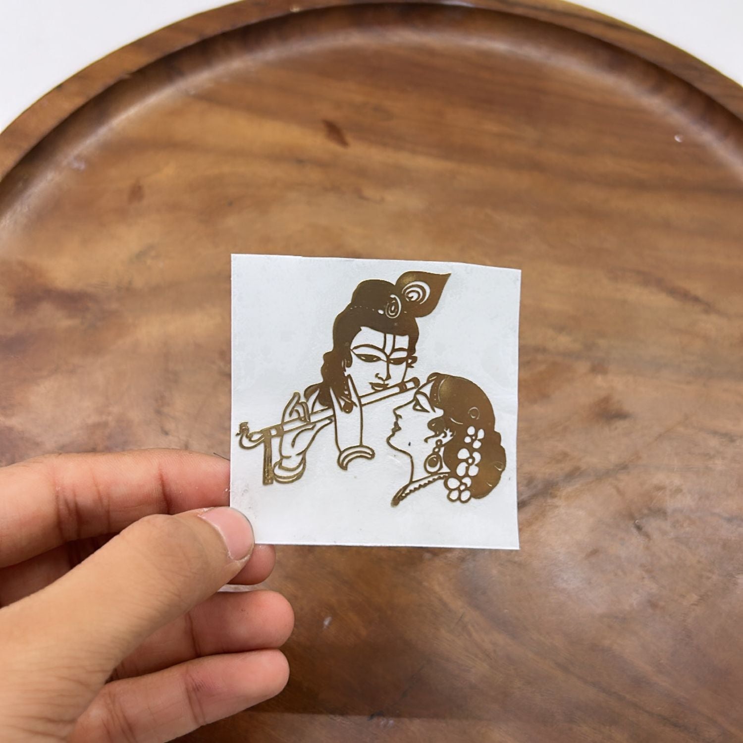METAL STICKER- RADHA KRISHNA 1