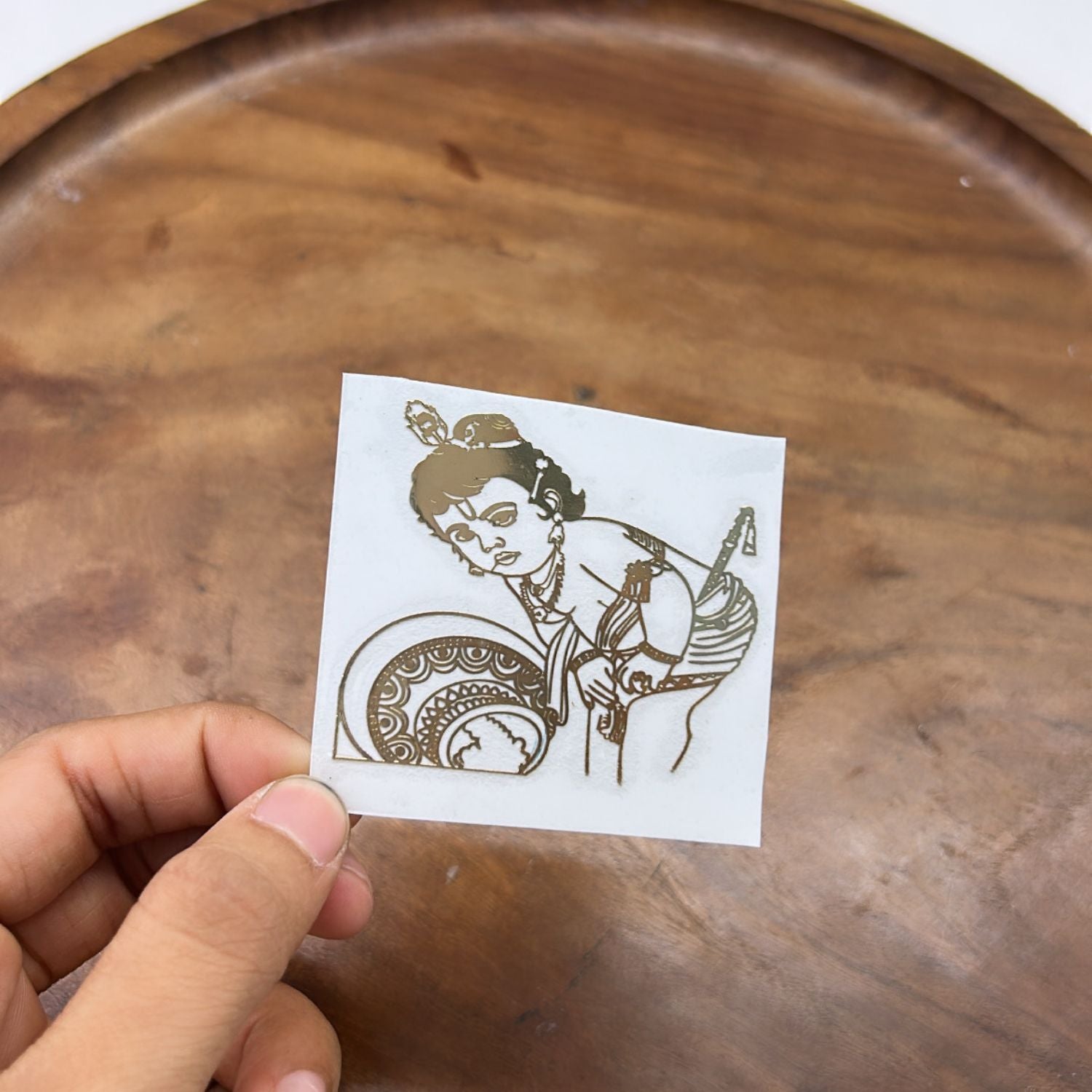 Metal Sticker - Bal Gopal 1 | The Krafty Kart Resin Store