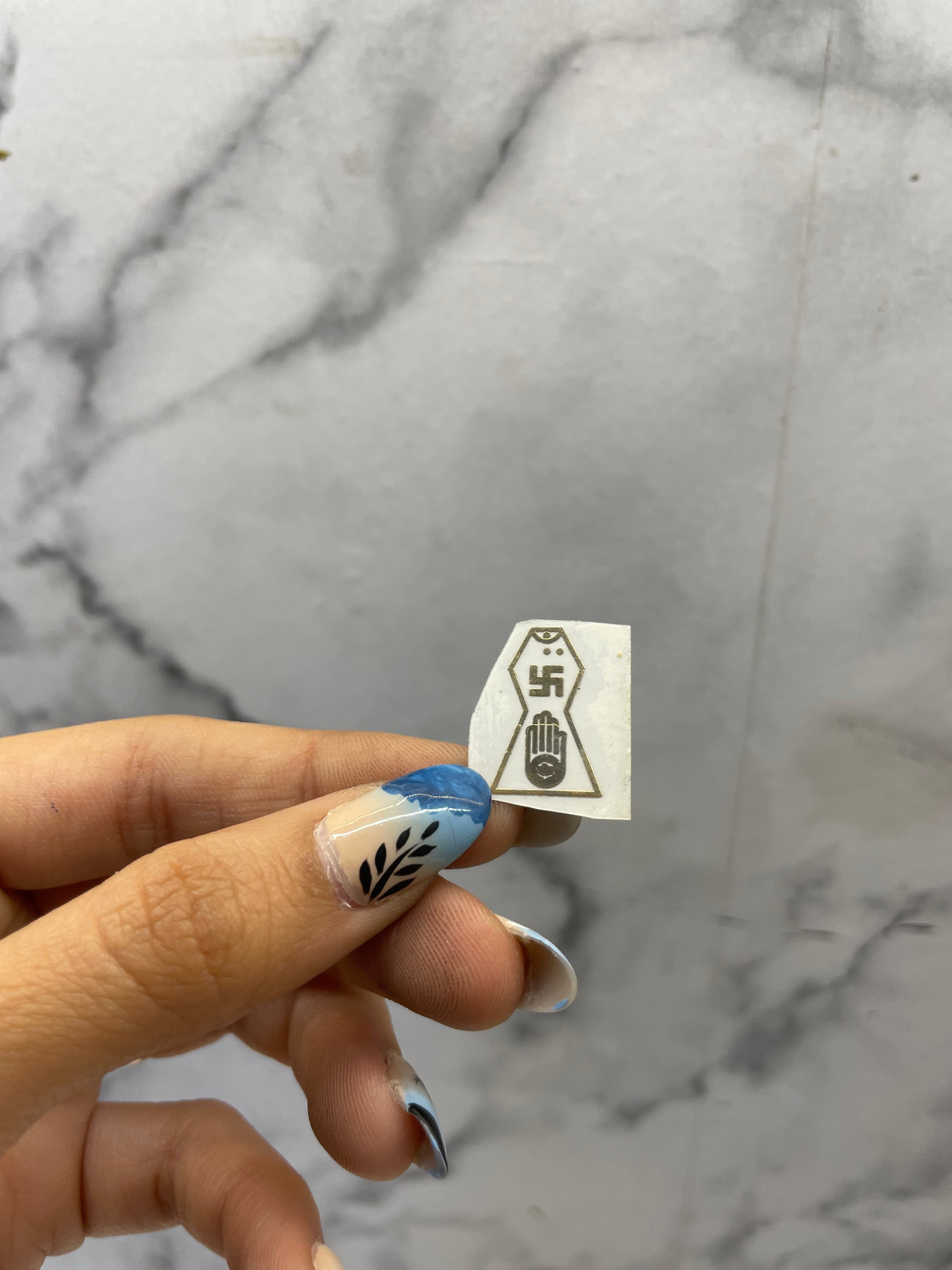 Metal Sticker - Jainism Logo | The Krafty Kart Resin Store