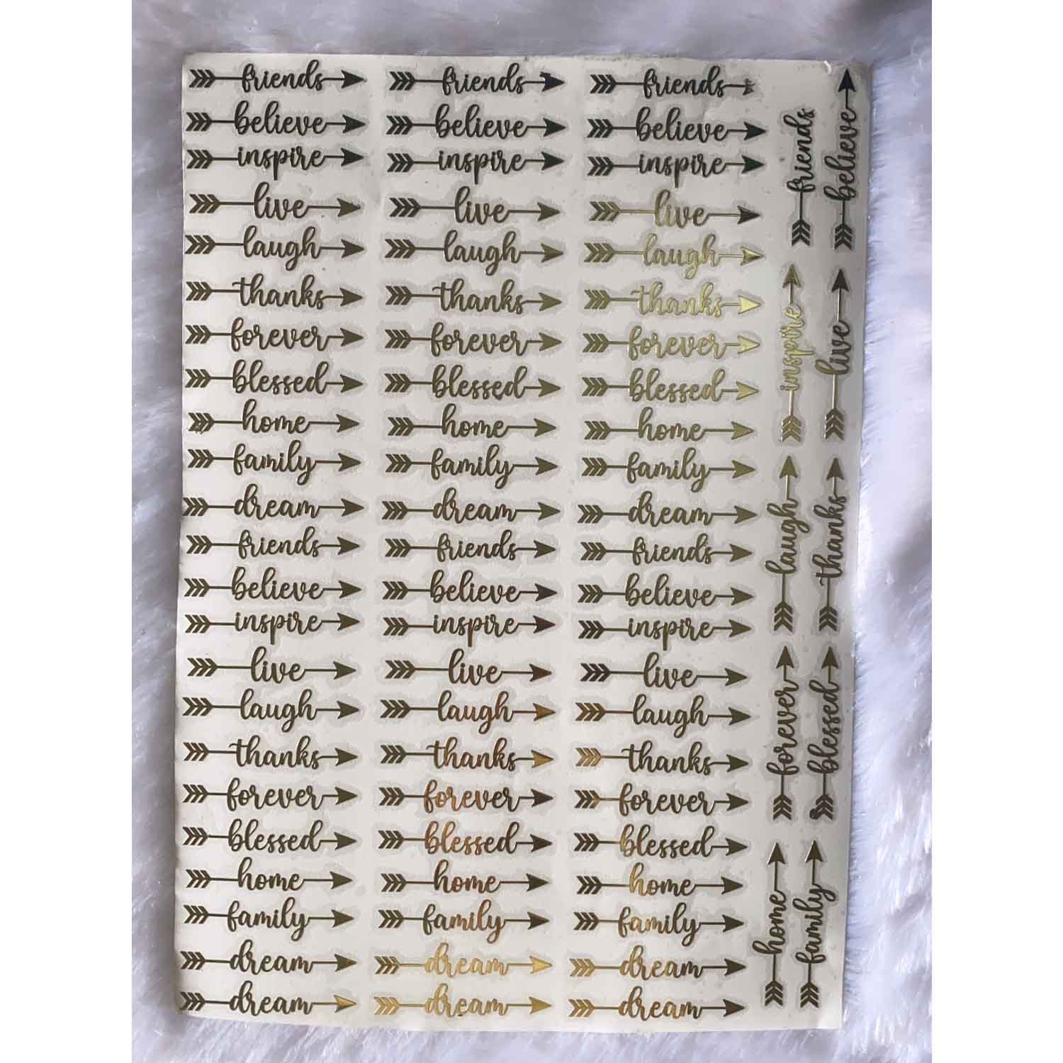 Metal Sticker Sheet 4 | The Krafty Kart Resin Store